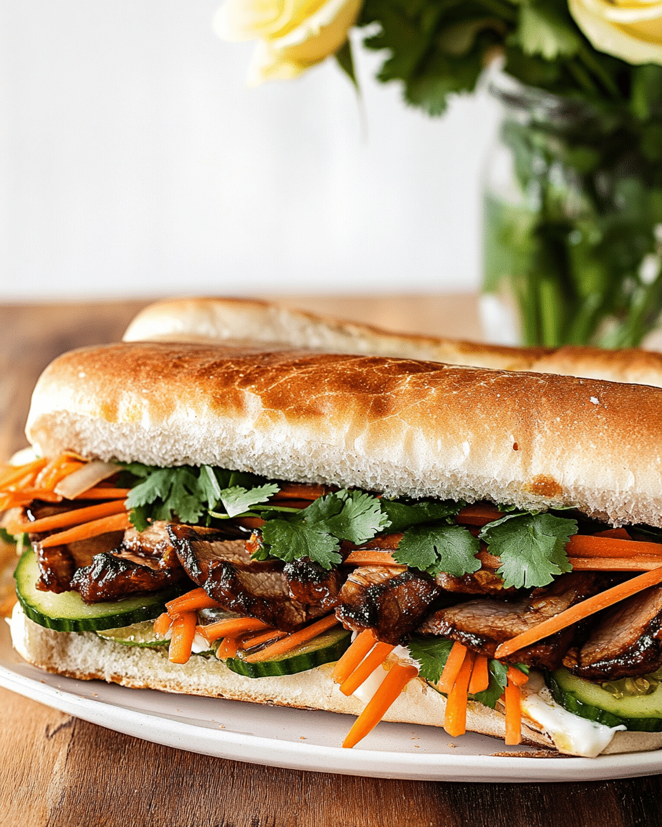 Authentic Banh Mi Sandwich (Vietnamese Flavor Explosion!)