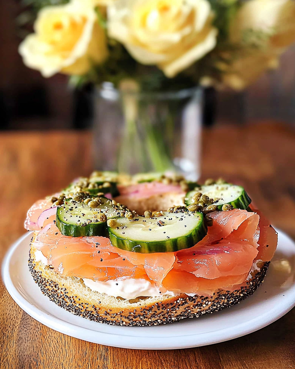 Classic Lox Bagel with Cream Cheese & Capers (Easy!)