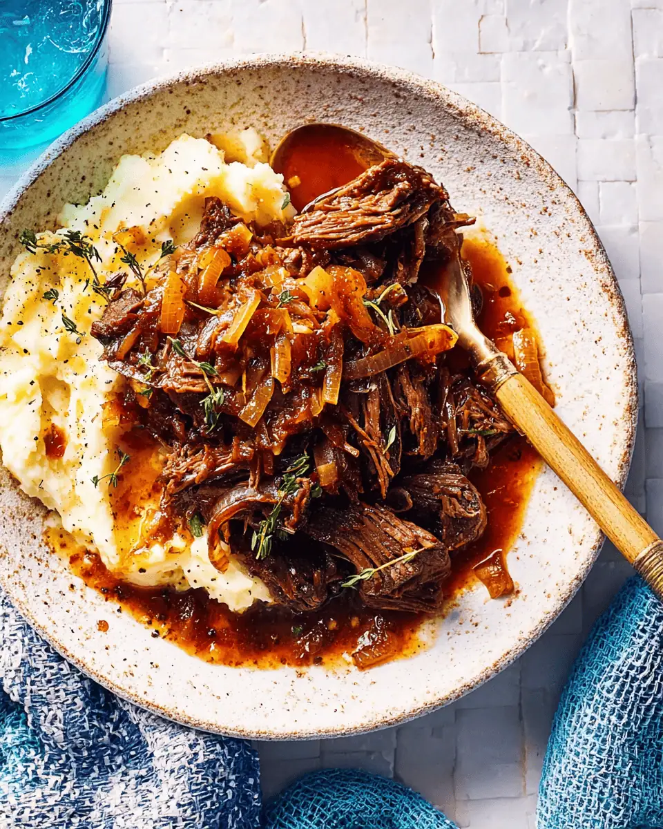 French Onion Pot Roast: The Ultimate Slow Cooker Comfort Food